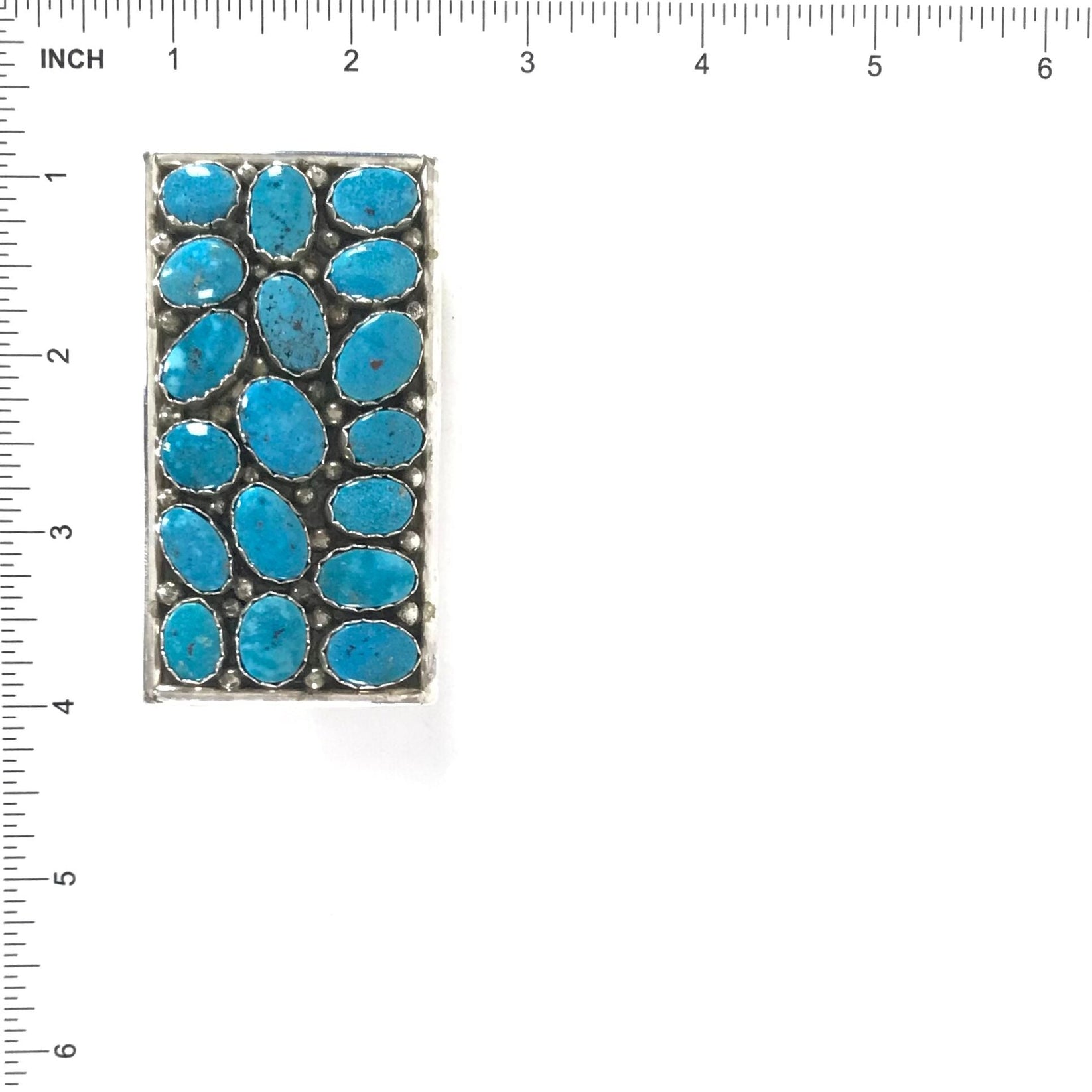 Jason Livingston Turquoise Cobble Buckle – Indian Pueblo Store