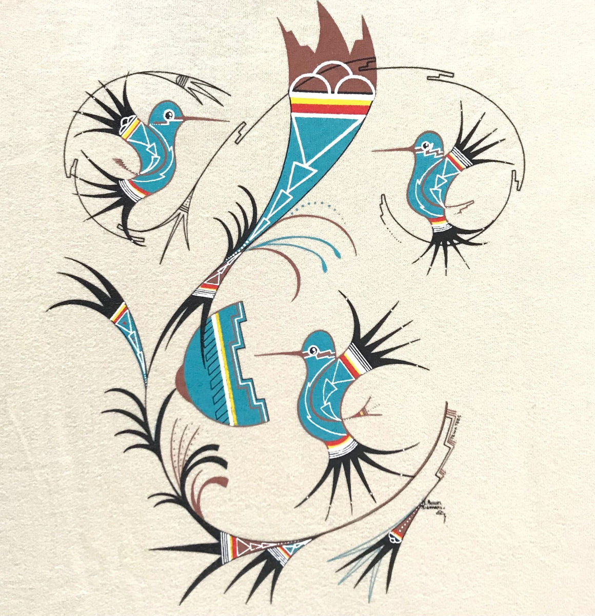 Tewa Tees Flight of the Hummingbirds T-shirt – Indian Pueblo Store